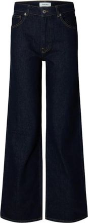 Selected Femme, Jeans, Bleu, Taille: W29 Wide Jeans