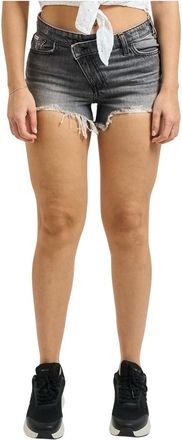 Guess Femme, Shorts, Gris, Taille: W26 Denim Shorts