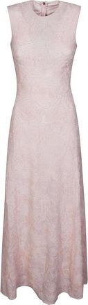 Rotate Rotate Birger Christensen, Femme, Robes, Rose, Taille: 40 FR Mesh Maxi Dress