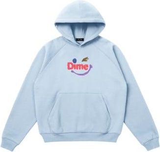 Dime Hoodie &agrave; logo textur&eacute; sur le devant en coton