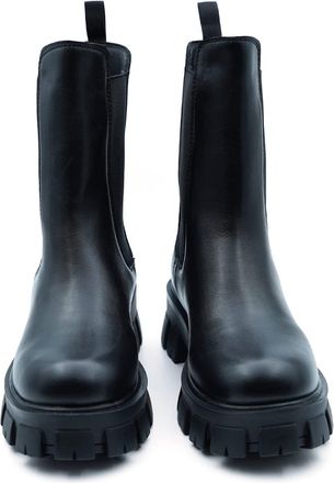 Bonateks Damen DERBBOOT100008 Fashion Boot, Black, 38 EU