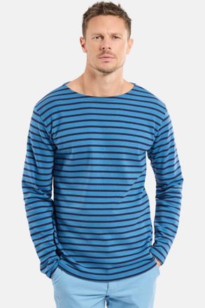 Armor Lux Streifenshirt Dunkelblau Blau Gestreift Herren