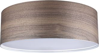 Paulmann 79687 Neordic Deckenleuchte Liska Deckenleuchte max. 3x20W Deckenlampe f&uuml;r E27 Lampen Holz dunkel 230V Holz/Metall ohne Leuchtmittel