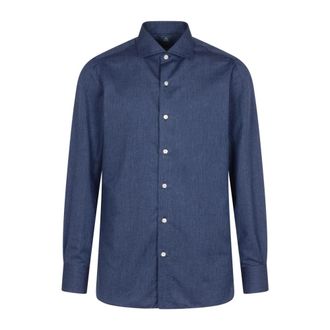 Finamore Napoli Shirt - - Shirts - Herren - Blau - L