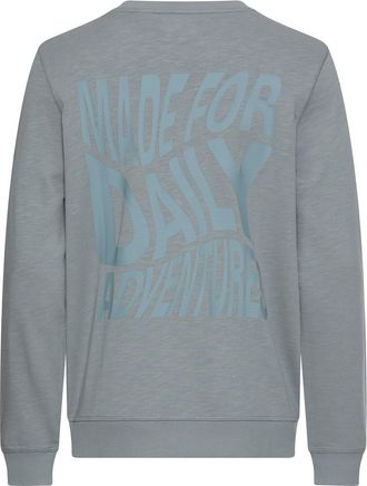 Camel Active Sweatshirt CAMEL ACTIVE, Herren, Gr. XXL, stone blau, Sweatware, Obermaterial: 100% Baumwolle, bedruckt, normal normal, Rundhals, elastischer Bund, Sw