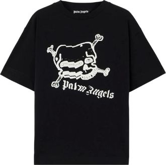 Palm Angels Homme, Tops, Noir, Taille: 2XL T-shirt