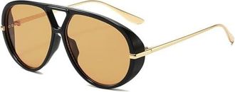 Generic Lunettes De Soleil D&eacute;coratives For Hommes, Femmes Et, Id&eacute;ales For Les Vacances Le Sport(Brown)