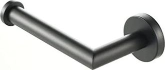 Geesa Nemox Toilettenpapierhalter, Toilettenrollenhalter aus Edelstahl, Farbe: Schwarz, 151 x 49 x 87 mm