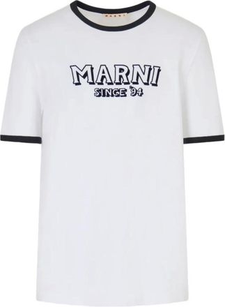Marni Homme, Tops, Blanc, Taille: XL T-Shirt 94