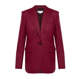 Stella McCartney Wollblazer - - Jackets - Damen - Rot - XS