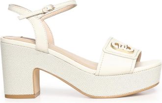 Liu Jo Femme, Chaussures, Beige, Taille: 39 EU Sandales &agrave; talons hauts