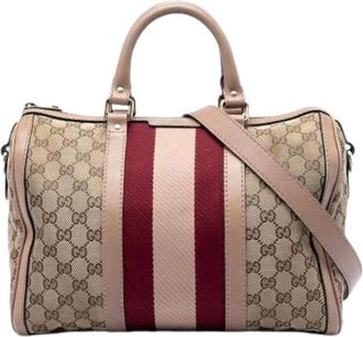 Gucci Sac bandouli&egrave;re vintage en toile Pre-owned - Femme - Pre-owned - Beige - Taille: ONE Size