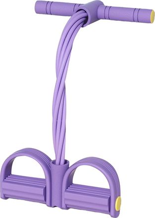 Generico Pedal Puller - Widerstandsband für Fußpedal | Fitness-Widerstandsbänder | elastischer Trainer mit 8 Röhren mit Griffen für das Baucharmtraining Fitn