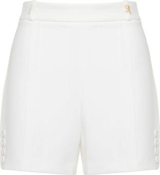 Elisabetta Franchi Femme, Shorts, Blanc, Taille: 42 FR Short Shorts