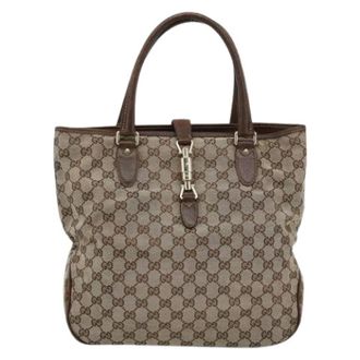 Gucci Pre-owned Vintage Leather Tote - Femme - Pre-owned - Brun - Taille: ONE Size