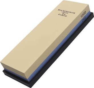Rockingham Forge SUPERSHARP PRO Kombinationsschleifstein 2-in-1 grob/mittel 240/1000 Körnung - Professionelles Messerschärfen Zwei Steine in einem mit rutschfester Unt