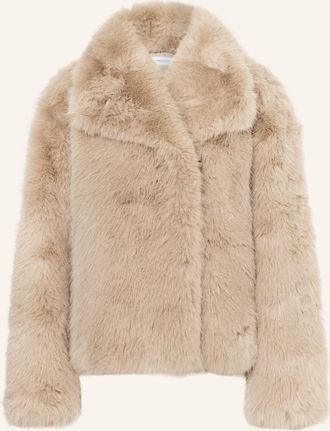 Darling Harbour Darling Harbour Kunstfell-Jacke beige