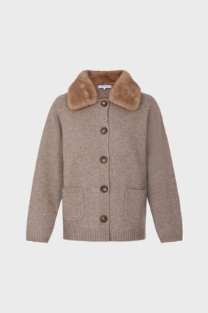 Gerard Darel Gilet en cachemire - LEONIE - Sable