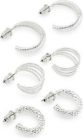 Au Printemps Paris viele 3 Paare Ohrringe