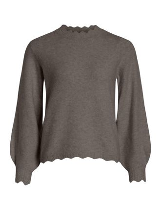 Vila Vinikolina O-Neck L/S Knit Top - Noos