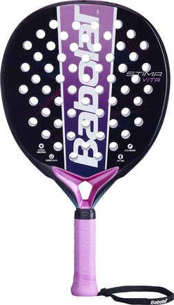Babolat Padel-Schl&auml;ger Modell Stima Vita, Lila, Leicht und ausgewogen zum Griff, Ideal f&uuml;r Anf&auml;ngerinnen, Oversize-Rundform, Leichtgewicht f&uuml;r verbesserte Han