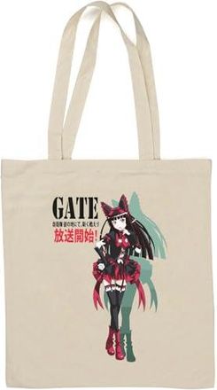 Generic ANIME 38 Sac fourre-tout en coton naturel Blanc