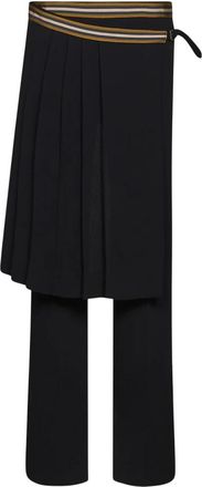 Dries Van Noten Pantalon Droit - Femme - Pantalons - Noir - Taille: 40 FR
