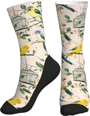 Generic Oiseau Mignon Femme Homme Socquette De Marche Chaudes Chaussette De Travail Respirant Chaussette De Course Pour Extérieur Marche Voyager