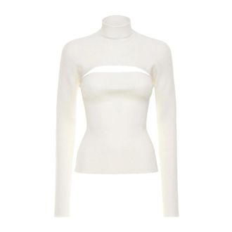 Tom Ford Lang&auml;rmliger Rollkragenpullover - - Knitwear - Damen - Wei&szlig; - L