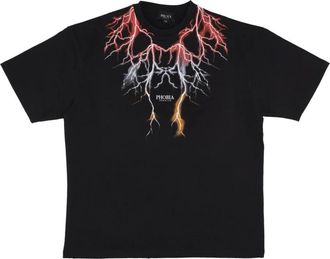 Phobia Archive Lightning Tee - - Tops - Herren - Schwarzk - XL