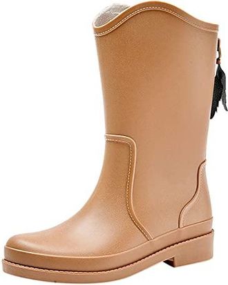 Generic Bottes caoutchouc pour homme et femme pluie imperm&eacute;ables antid&eacute;rapantes la mode Confortable Antid&eacute;rapant Chaussures Facile d&eacute;sinfecter Flexibilit&eacute; bar