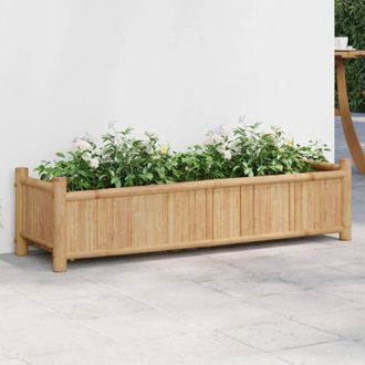 vidaXL Jardini&egrave;re 100x30x25 cm bambou Vidaxl