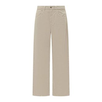 Icon Denim Los Angeles Bea Wide Leg Jeans - - Trousers - Damen - Beige - W29