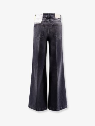 Closed Womens Jeans Glow-Up Wide Fit Grey Regenerated Cotton