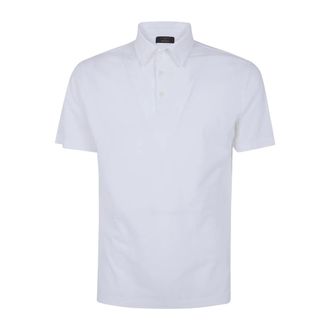 Zanone Polo Manches Courtes - Homme - Tops - Blanc - Taille: 2XL