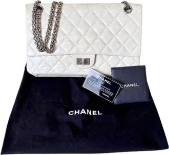 Chanel Sac bandouli&egrave;re 2.55 Pre-owned - Femme - Pre-owned - Blanc - Taille: ONE Size