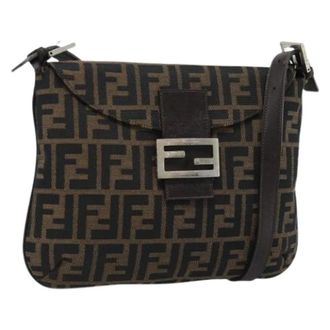 Fendi Pre-owned Zucca Canvas Shoulder Bag - - Pre-owned - Damen - Braun - ONE SIZE