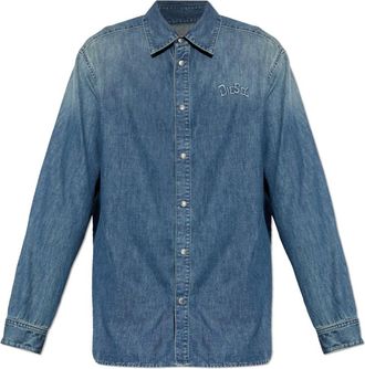 Diesel Homme, Chemises, Bleu, Taille: XL D-Simply-S15 Shirt
