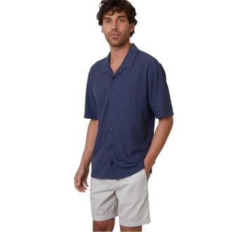Threadbare Selkirk Hemd f&uuml;r Herren, leger (Denim)