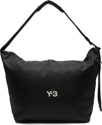 Yohji Yamamoto Homme, Sacs, Noir, Taille: ONE Size Sac bandoulière en nylon