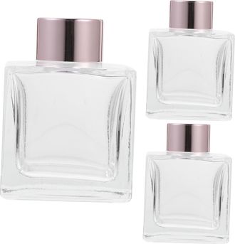 Aboofan 3st&uuml;cke Glasflasche F&uuml;r &Auml;therische &Ouml;le Nachf&uuml;llflasche Leere Diffusorflasche Aromatherapie-glasdose Wiederverwendbar Transparente &Ouml;lflasche