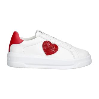 Love Moschino Femme, Chaussures, Blanc, Taille: 36 EU Baskets &agrave; plateforme