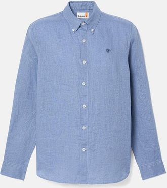 Timberland Mill Brook Leinenhemd f&uuml;r Herren in Blau, Herren, Blau, Gr&ouml;&szlig;e