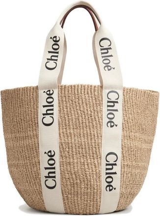 Chlo&eacute; Femme, Sacs, Beige, Taille: ONE Size Sac beige avec d&eacute;tail ruban