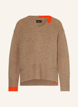 Grace Grace Pullover braun