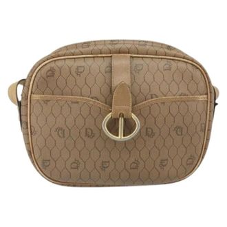 Dior Pre-owned Vintage Honeycomb Schultertasche - - Pre-owned - Damen - Beige - ONE SIZE