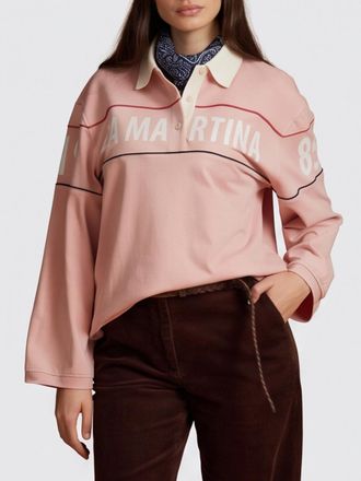 La Martina Lang&auml;rmeliges Poloshirt aus Baumwolljersey mit Kontrastlogo