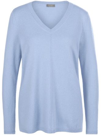 Peter Hahn V-Pullover aus 100% Premium-Kaschmir Peter Hahn blau