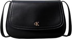 Calvin Klein CK Flap Camera Bag Lv04f3421g, Crossover Femme, Black (Black), Taille Unique