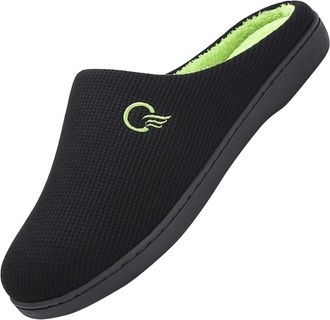 Mishansha Warme Hausschuhe Herren Pantoffeln Damen Winter Bequeme Memory Foam Schlappen 40-41 EU